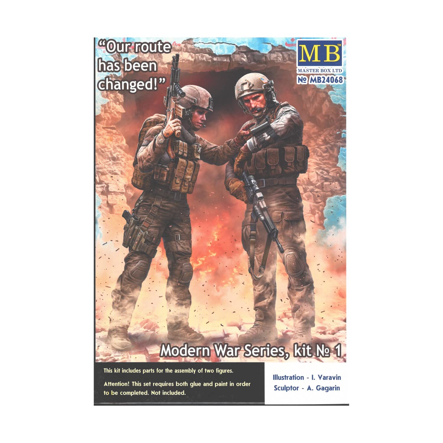 Amazon.com: Masterbox MAS24068 Plastic Model kit : Arts, Crafts & Sewing