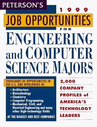 Amazon.com: Peterson's Job Opportunities for Engineering and Computer ...