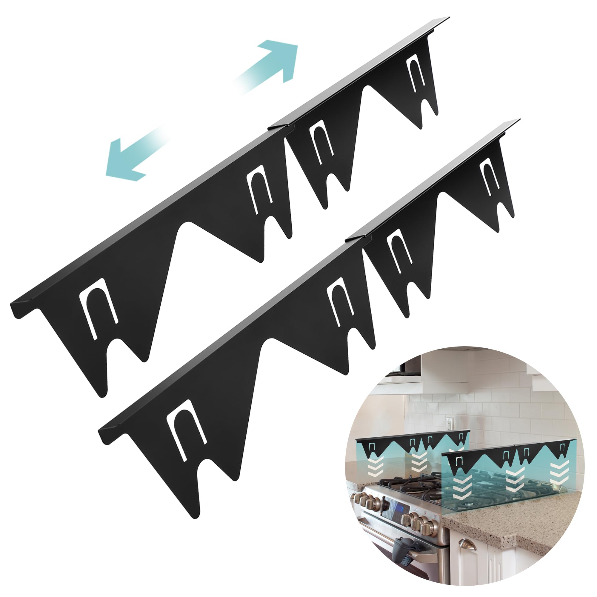 Amazon.com: DGLOZE Stainless Steel Stove Gap Covers, 2 Pack Adjustable ...