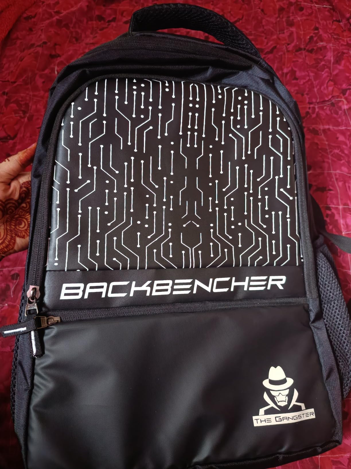 THE GANGSTER Unisex Adult Backbencher Edition Hyper Black Bag (GANGSTER ...