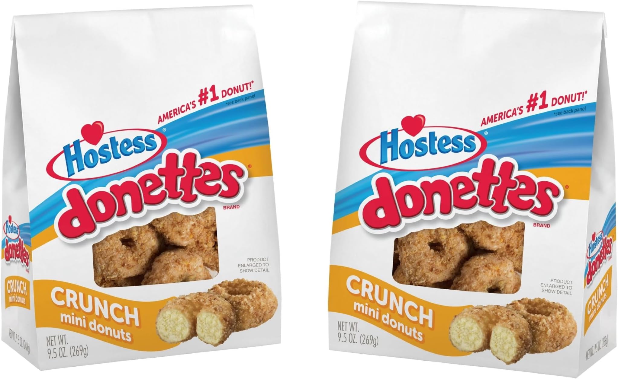 Amazon.com: Hostess Donettes Crunch Mini Donuts Sweet Coconut Crunch ...
