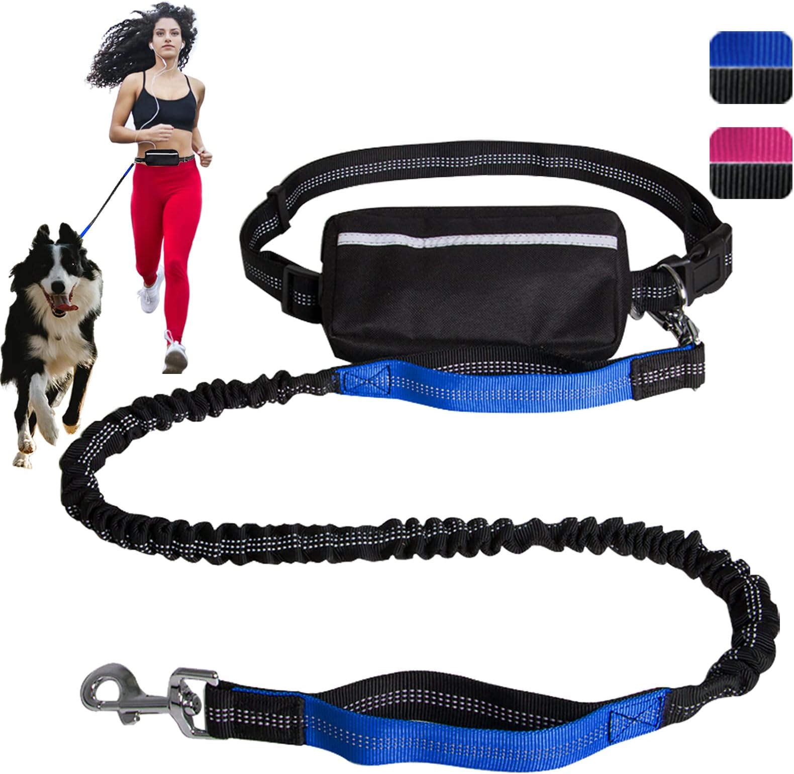 Correa para Correr con Perro Sin Manos, Correa para Perro Grande con ...