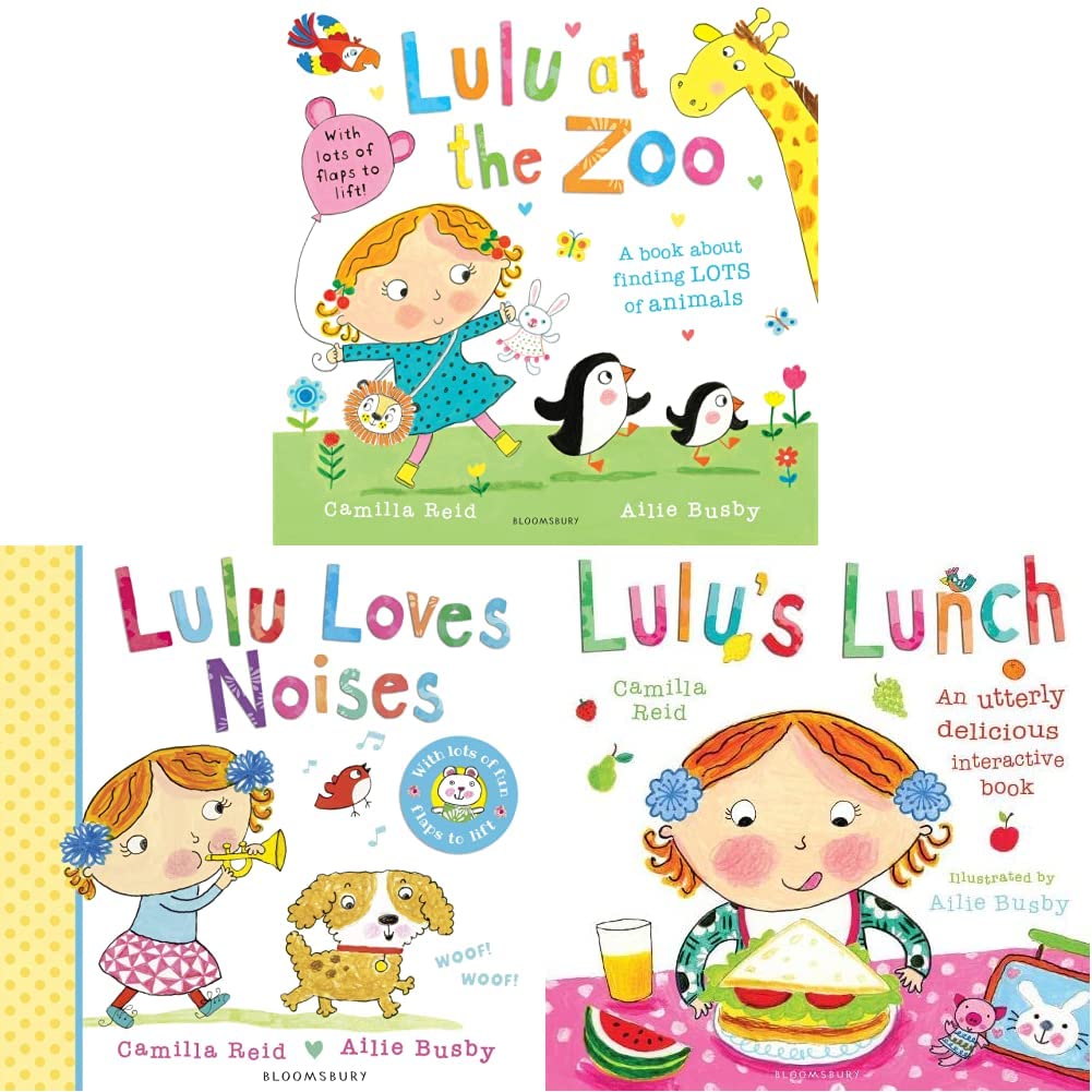 Lulu Series Pack Set: Lulu At The Zoo + Lulu Loves Noises + Lulu's ...