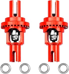 Amazon.com: 2Pcs Vgoohobby Metal Ball Differential W/Bearing Upgrade ...