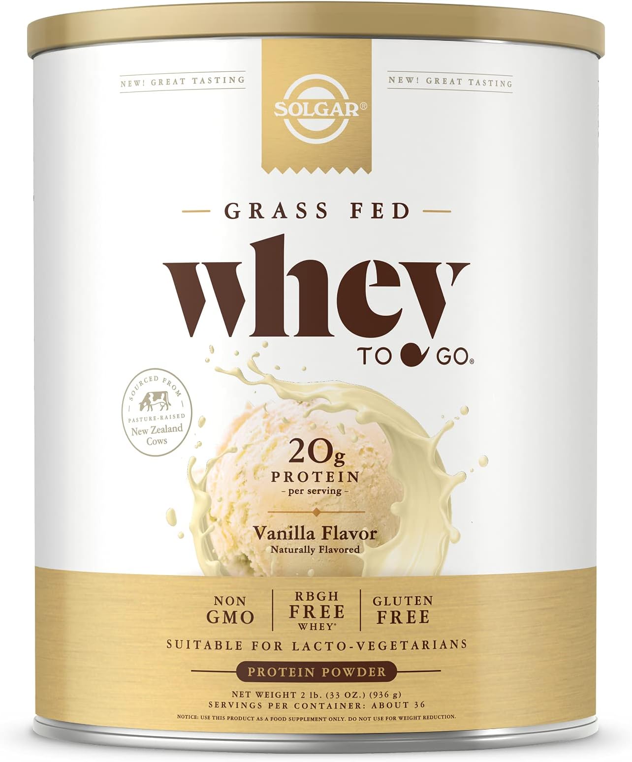 Amazon.com: Solgar - Whey To Go - Whey Protein Powder : Health & Household
