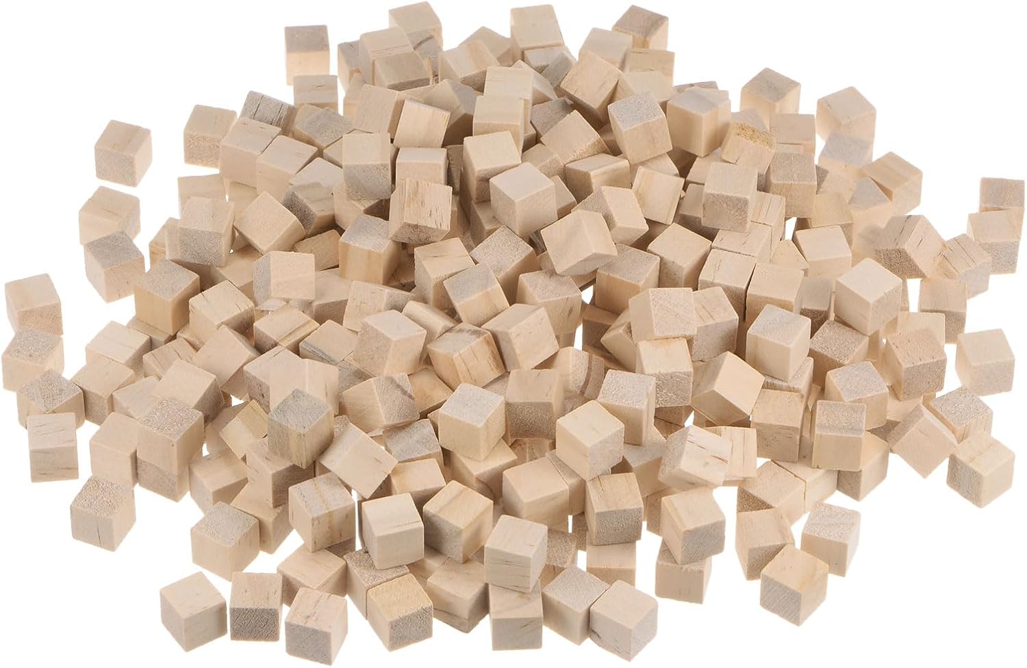 Amazon.com: uxcell Wood Blocks for Crafts, 500pcs 3/8 Inch Unfinished ...