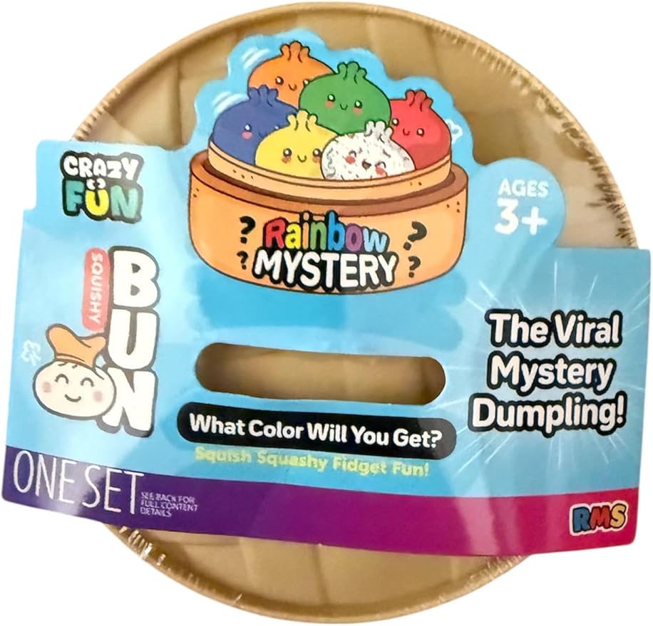 Amazon.com: Surprise Mystery Squishy Dumpling , bao bun Real Steamed ...