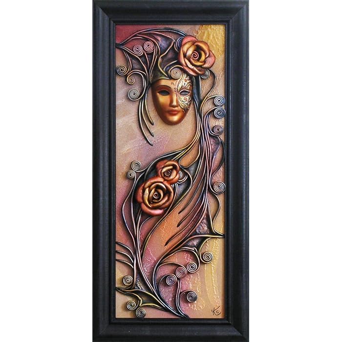 Leather Portrait Wall Hanging Mask - munimoro.gob.pe