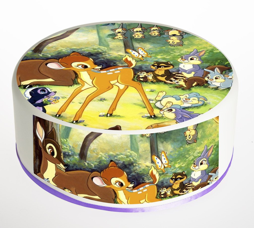 Buy Bambi Disney Cake Topper Round Cake Topper Edible Rice Paper buy-bambi-disney-cake-topper-round-cake-topper-edible-rice-paper