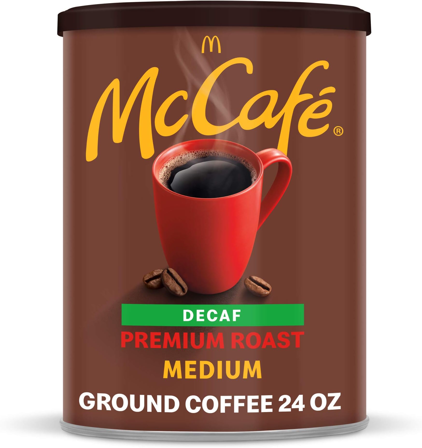 Amazon.com : McCafe Premium Roast Decaf, Medium Roast Ground Coffee, 24 ...