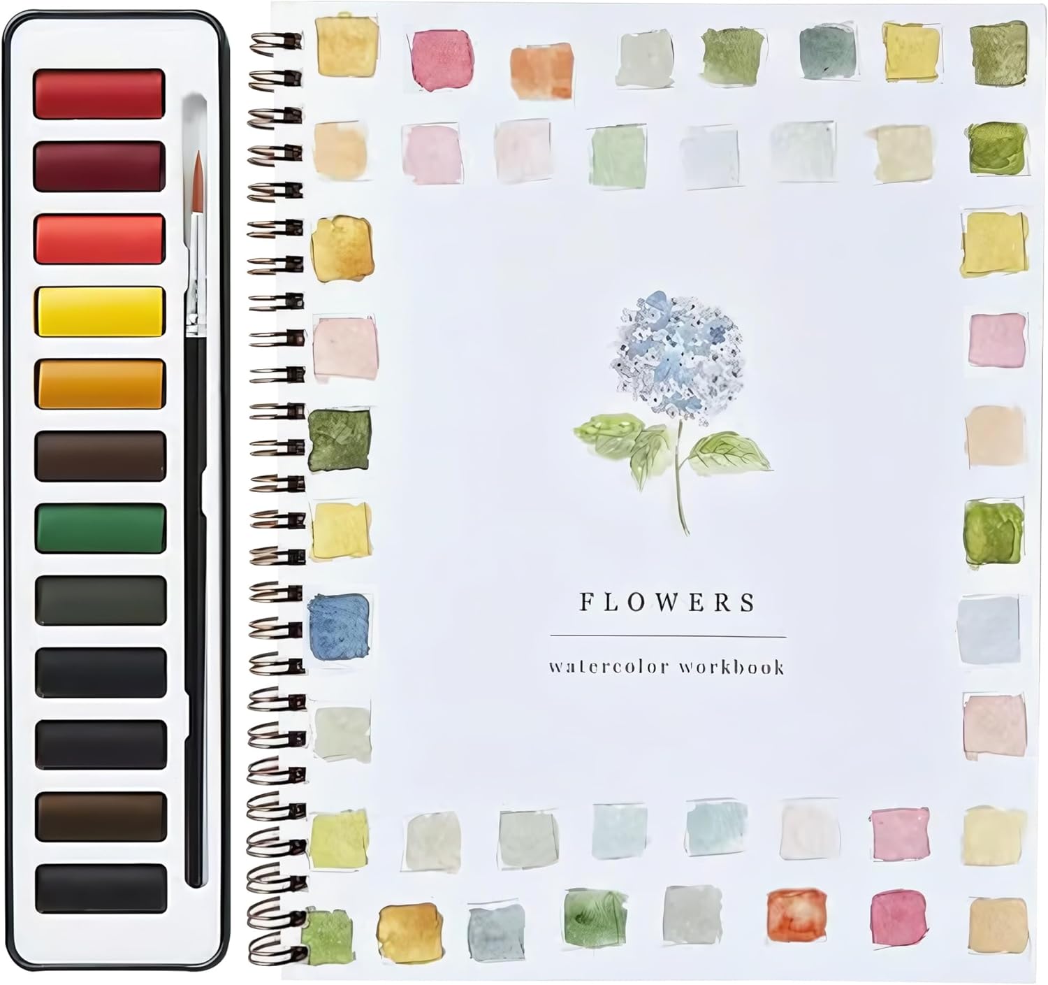 Watercolour Workbook for Beginners, Easy to Follow Watercolour ...