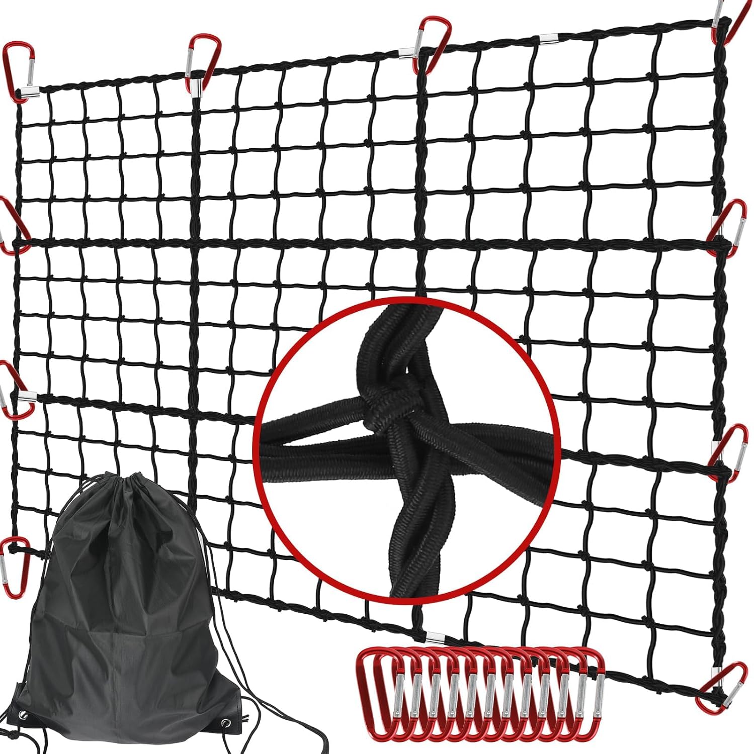 Amazon.com: Cargo Net for Pickup Truck Bed 4' x 6' Truck Bed Cargo Net ...