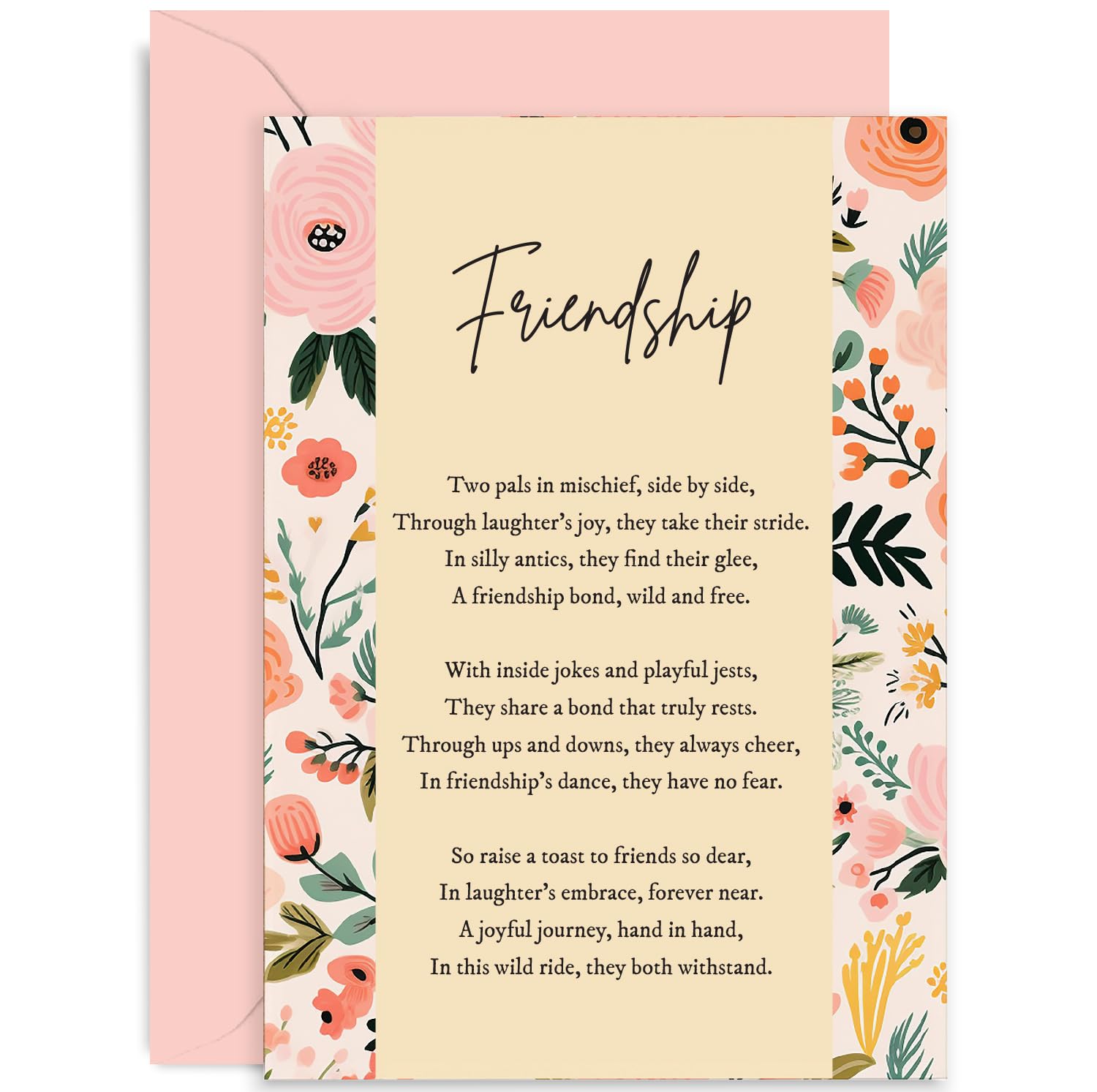 Old English Co. Friendship Greeting Card - Birthday Card for Best ...