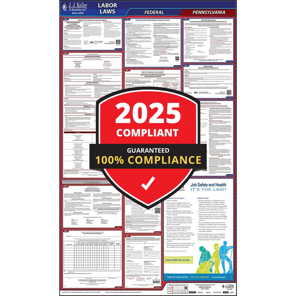 Amazon.com : 2025 South Carolina and Federal Labor Law Poster Set ...