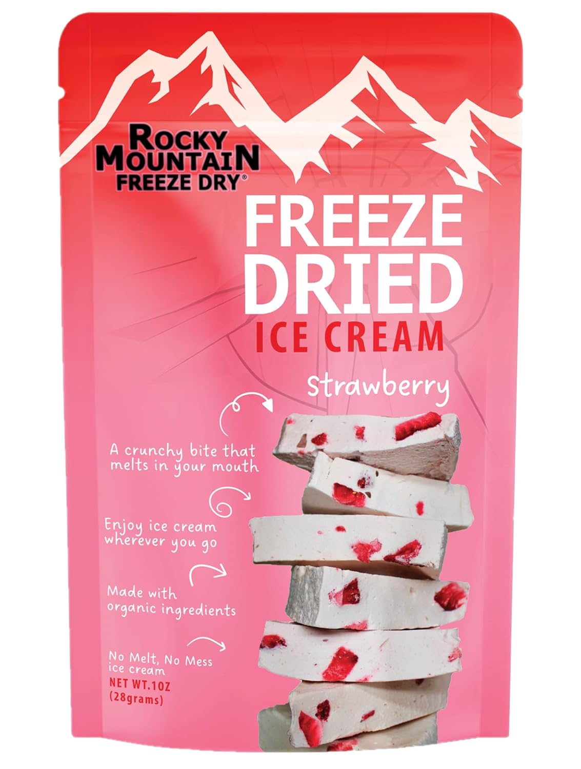 Amazon.com: Freeze Dried Ice Cream – Strawberry Ice Cream That Doesn’t ...