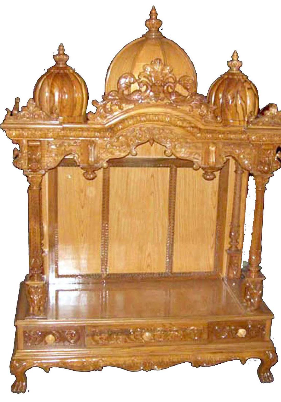 Buy MAHADEV Home Temple/puja mandir/Wooden pooja Temple/Temple for Home ...