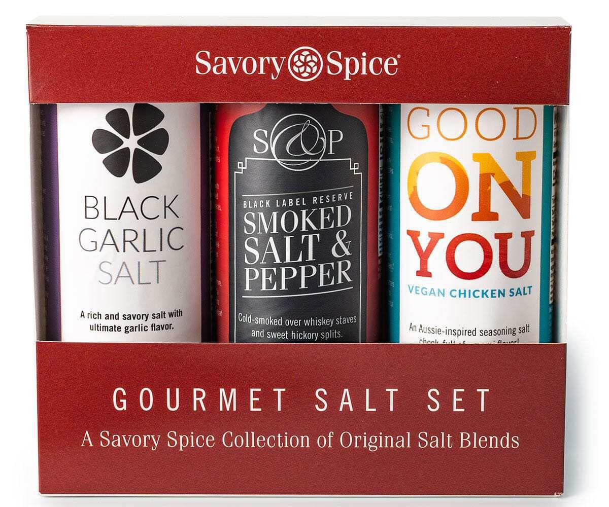 Amazon.com : Savory Spice Gourmet Salt Set - Flavored Salts Gift Set of ...