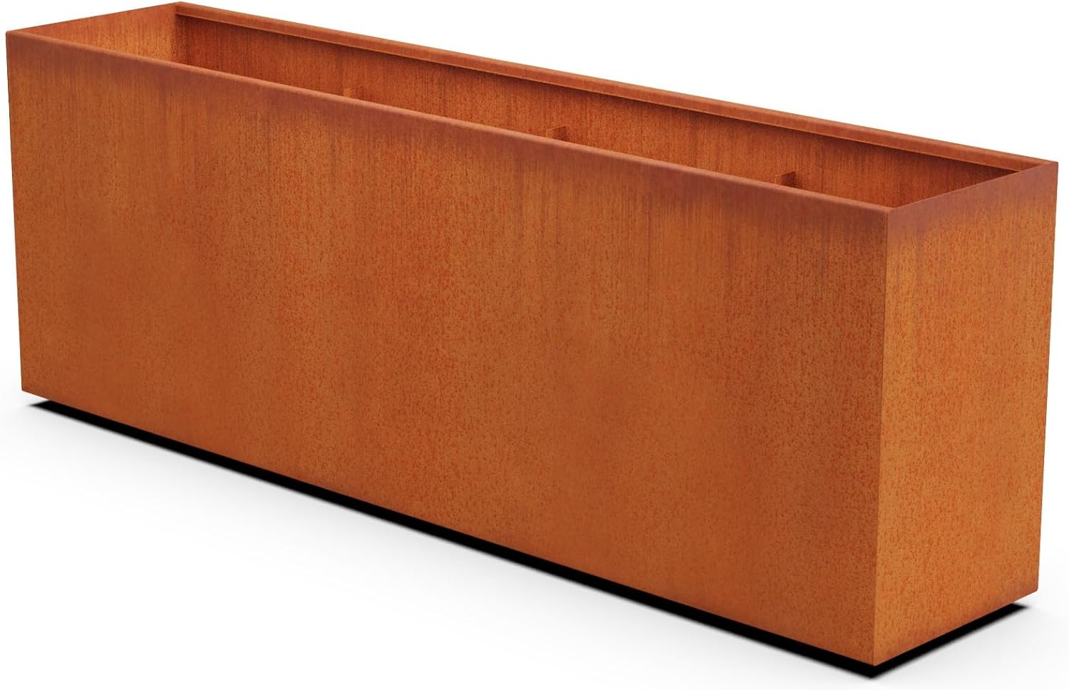Amazon.com : PLANTERCRAFT Corten Steel Planter Rectangle Outdoor Metal Garden Box Heavy Duty ...