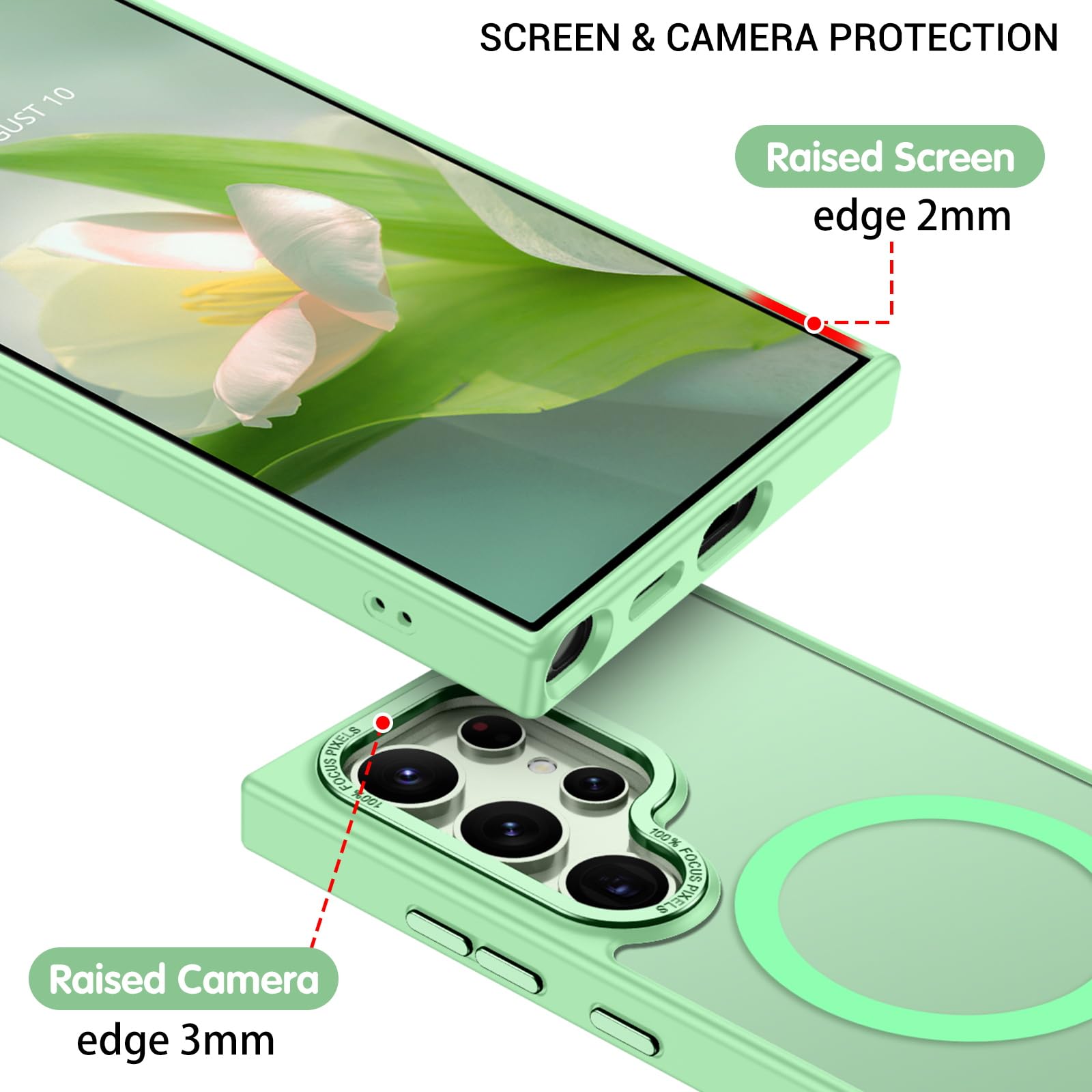 Snapklik.com : BENTOBEN For Samsung S24 Ultra Case, S24 Ultra Magnetic Case Compatible