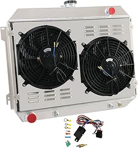 Amazon.com: OzCoolingParts 3 Row Core All Aluminum CC375 Radiator + 2 x 12" Fan w/Shroud for ...
