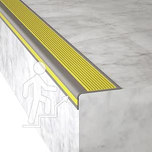 Amazon.com: FUYAO Stair Edge Nosing Trim Stair Edge Protector Rubber ...