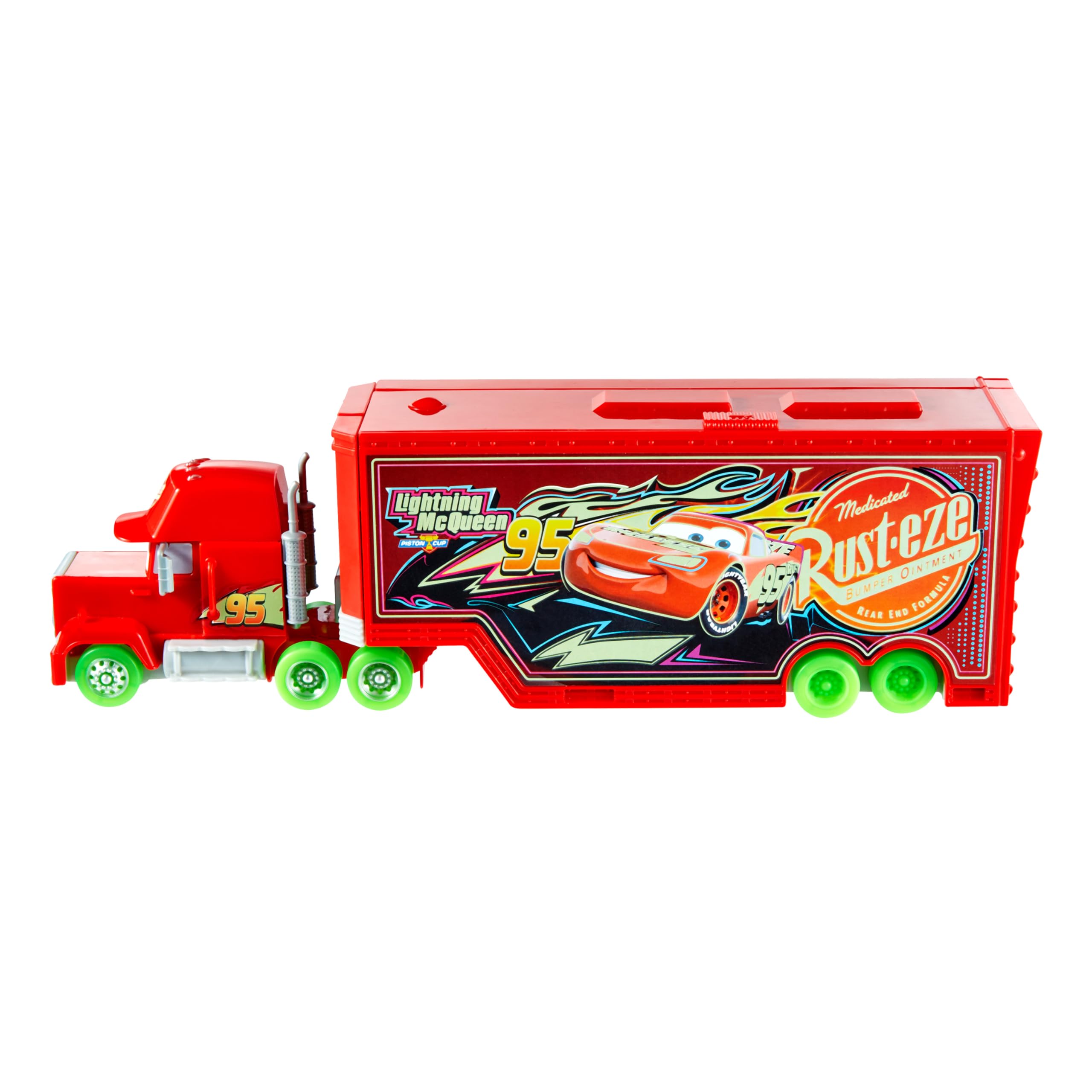 Cars Mack Disney Cars Lightning McQueen, Mack Carrier Stunt Race Toy
