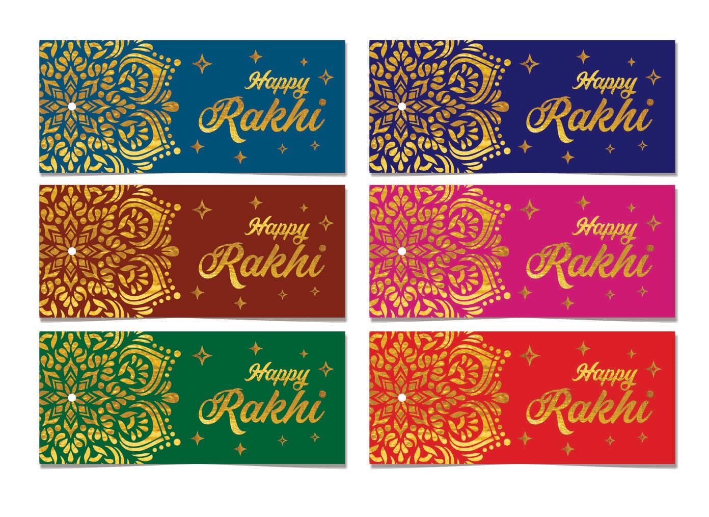 SVM CRAFT® Happy Raksha Bandhan Gift Tags (Pack of 100). Rakhi Gift ...