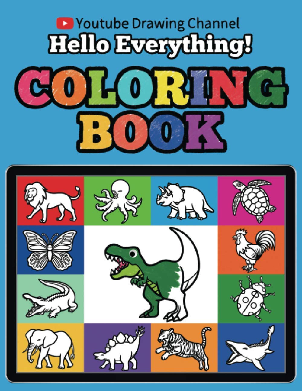 Buy Hello Everything! Coloring Book: Fun and Easy Drawing and Coloring ...