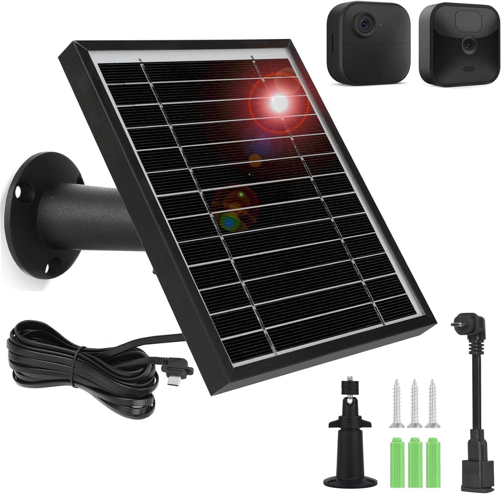 Amazon.com : Solar Panel Compatible with Blink Outdoor, Blink Outdoor ...
