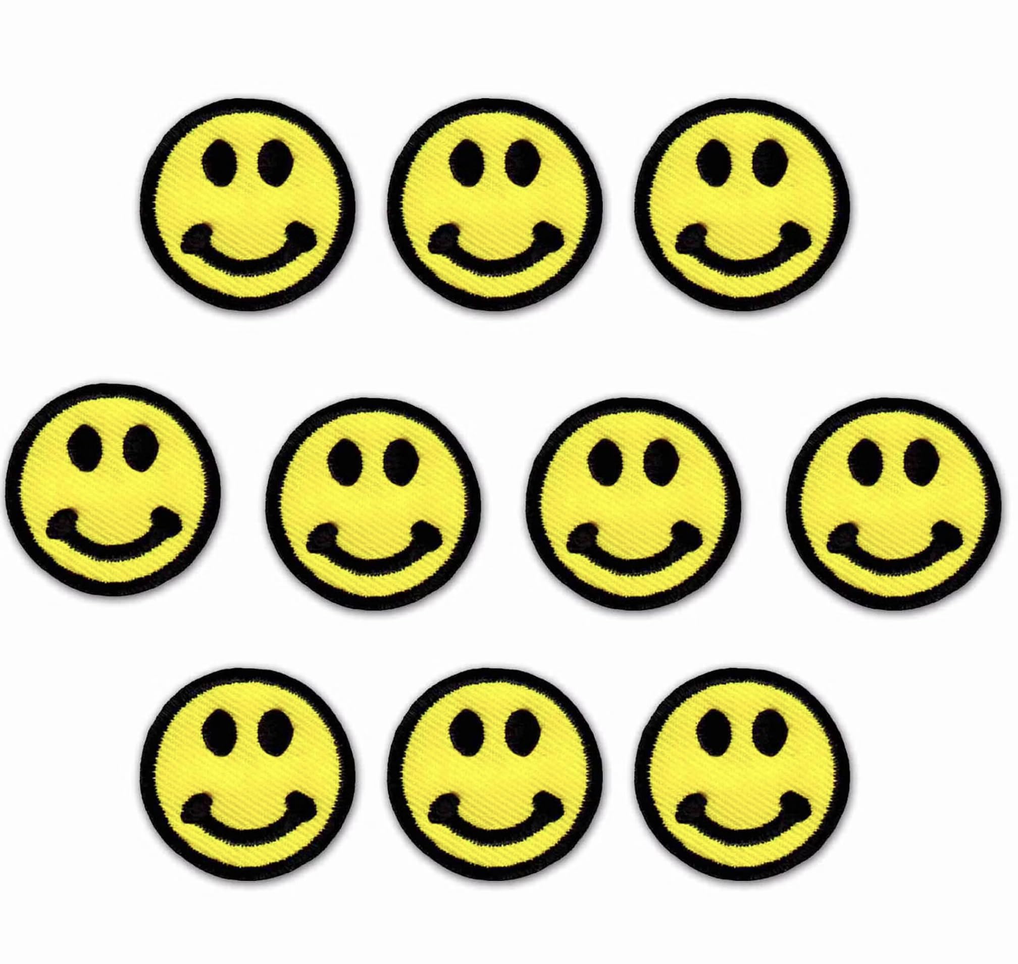 Amazon.com: Laughing Lizards Smiley Face Patches (10-Pack) Smiling Face ...