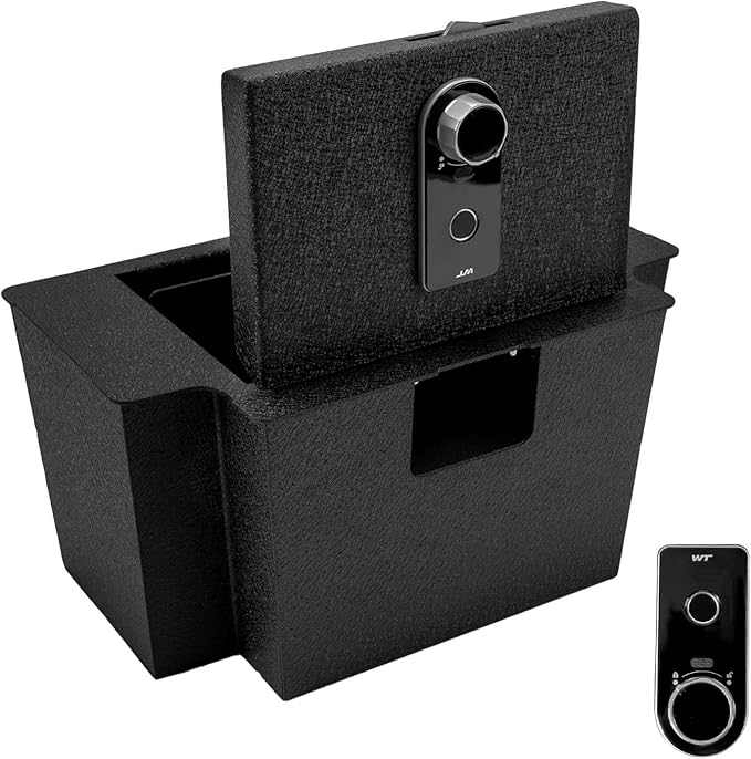 Amazon.com: LAYSAY Center Console Gun Safe, GMC Sierra Center Console ...