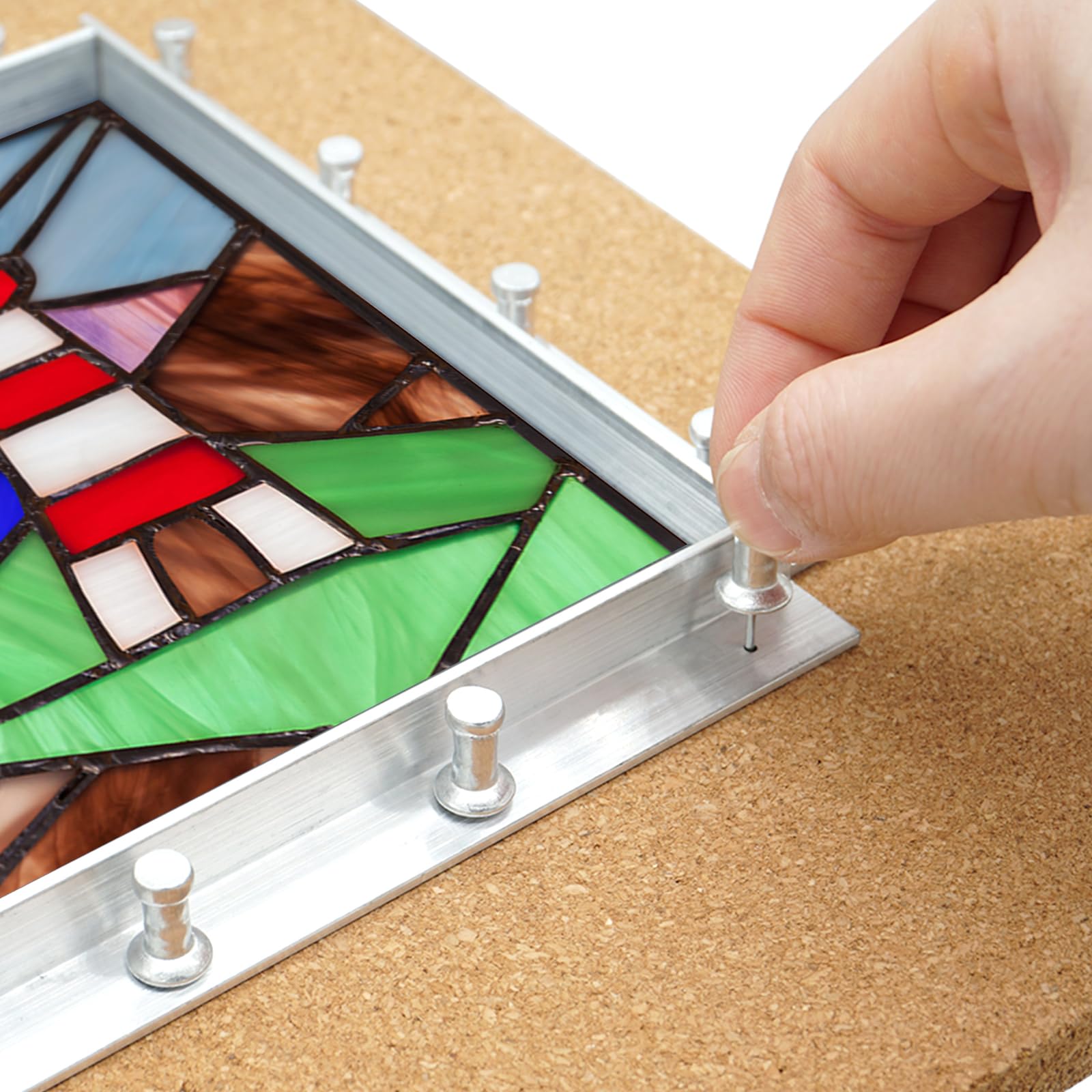 Snapklik.com : ZAWAGIIK Layout Block System For Stained Glass Panels 16 ...