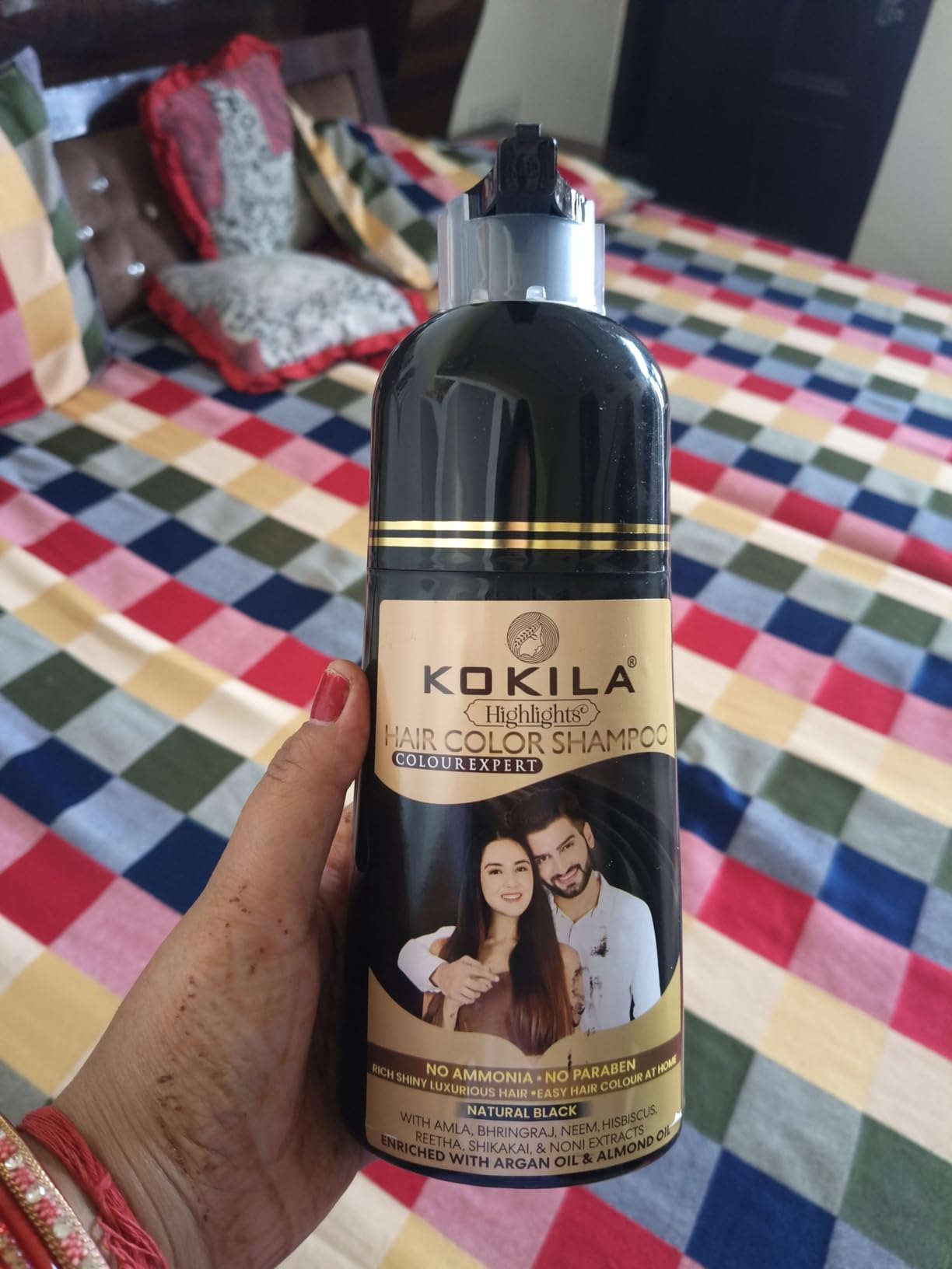 Buy Kokila Hair Color Shampoo for Men & Women | No Ammonia - No Paraben ...