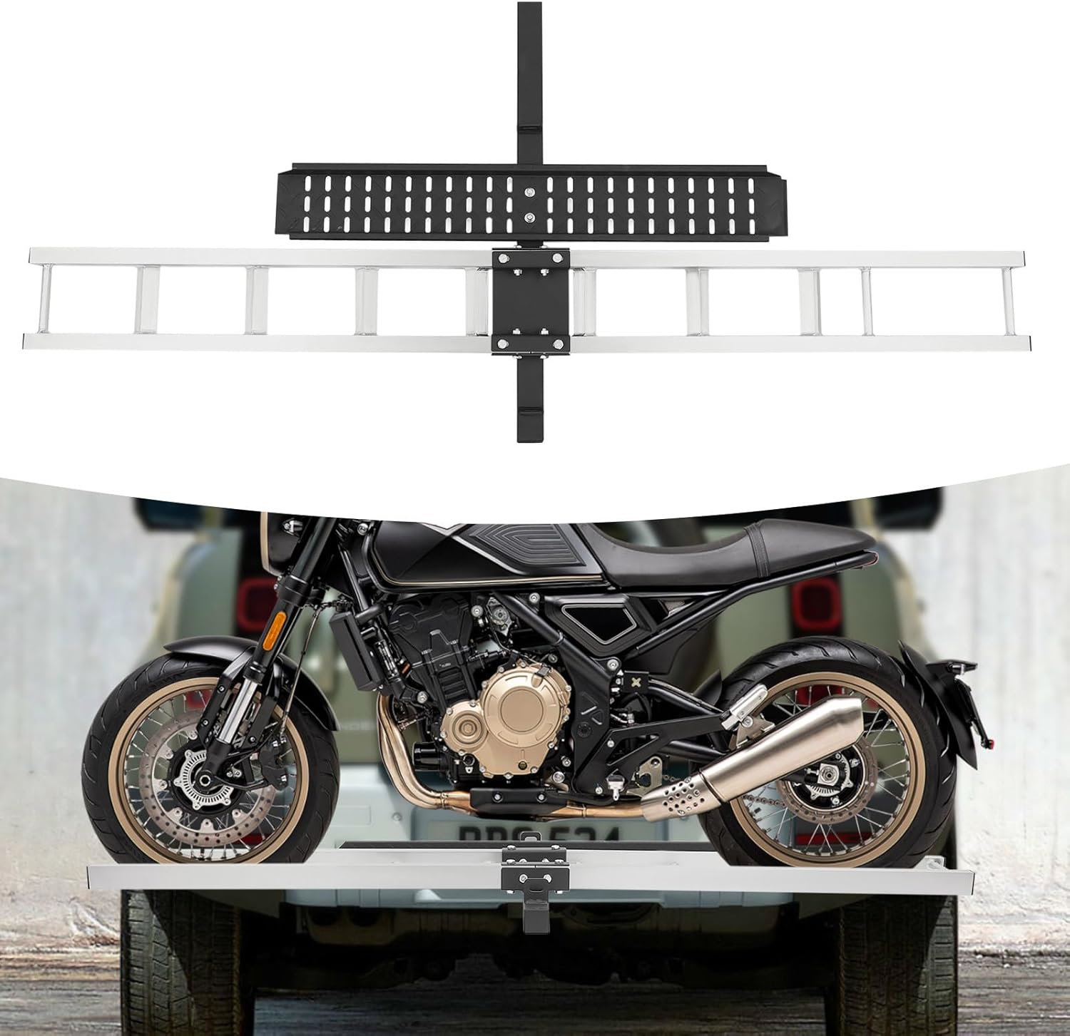 Amazon.com: Motorcycle Carrier, 450LBS Aluminum Motorcycle Carrier ...