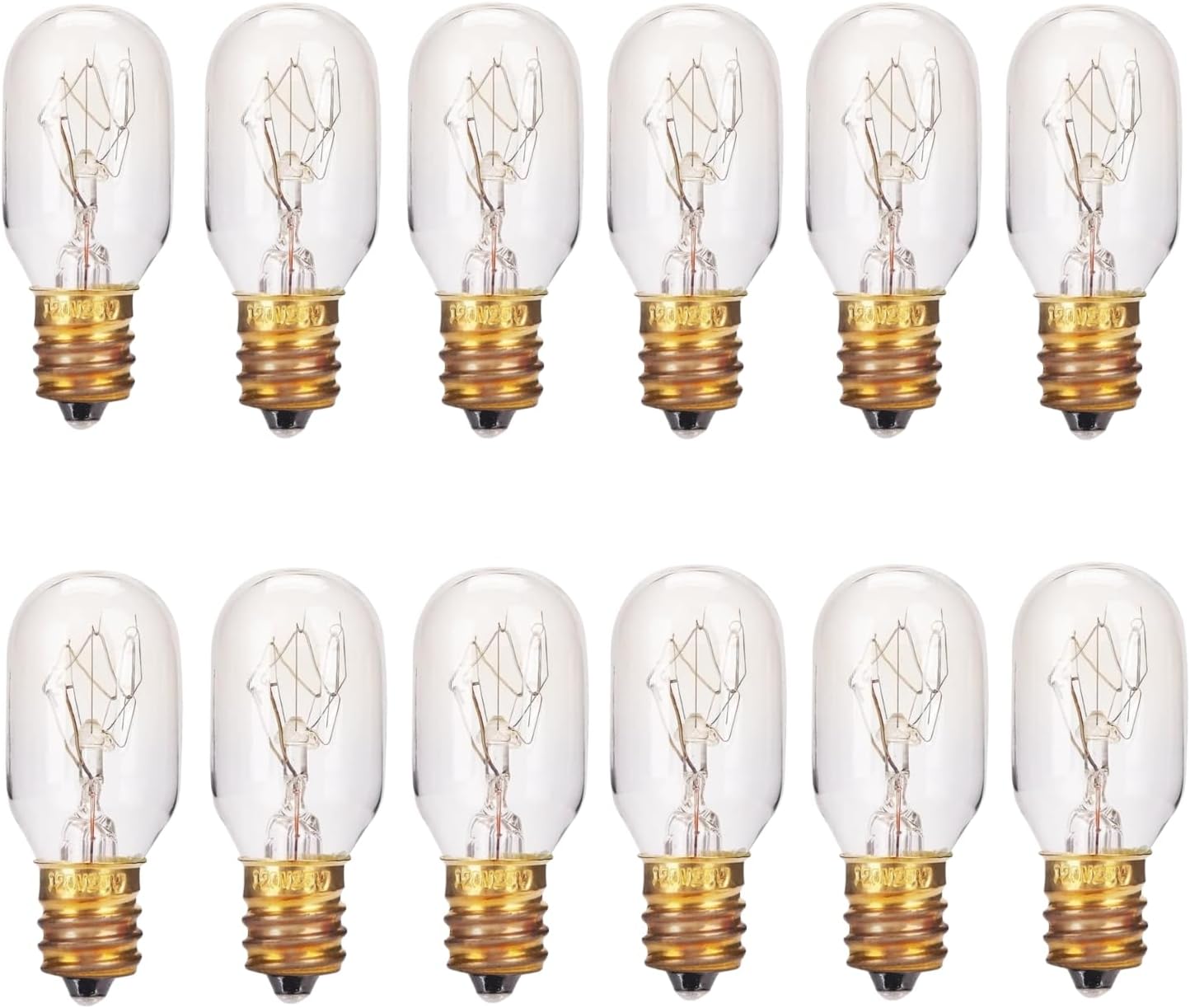 Moflekja Himalayan Salt Lamp Bulbs, T20 25W Original Replacement Long ...