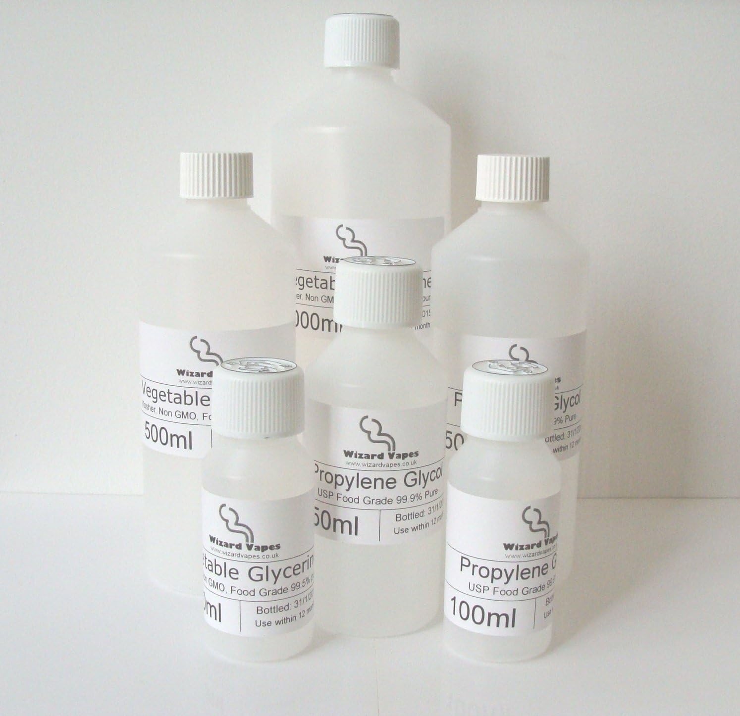 Vegetable Glycerine & Propylene Glycol DIY Mixing E-Liquid Base (250ml ...