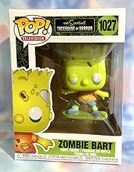 Amazon.com: Funko Pop! Animation: Simpsons - Zombie Bart, Multicolor, 3 ...