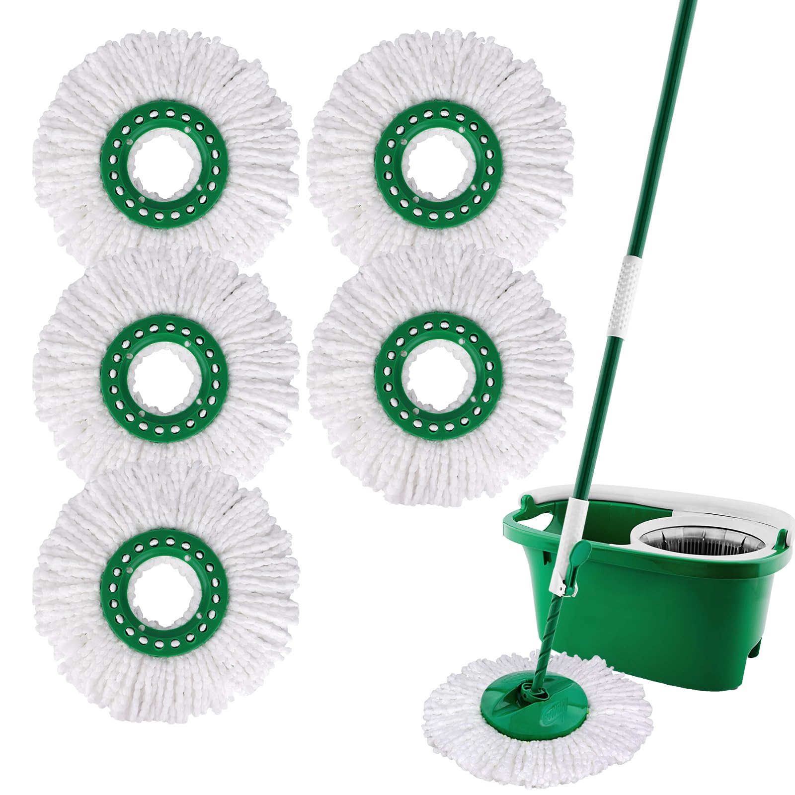 Amazon.com: Mop Head Replacement for Libman Tornado Spin Mop,Microfiber ...