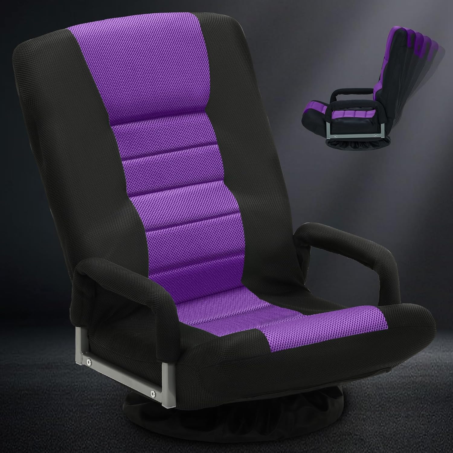 Amazon.com: Avocahom 360° Swivel Chair 6 Adjustable Positions Backrest ...