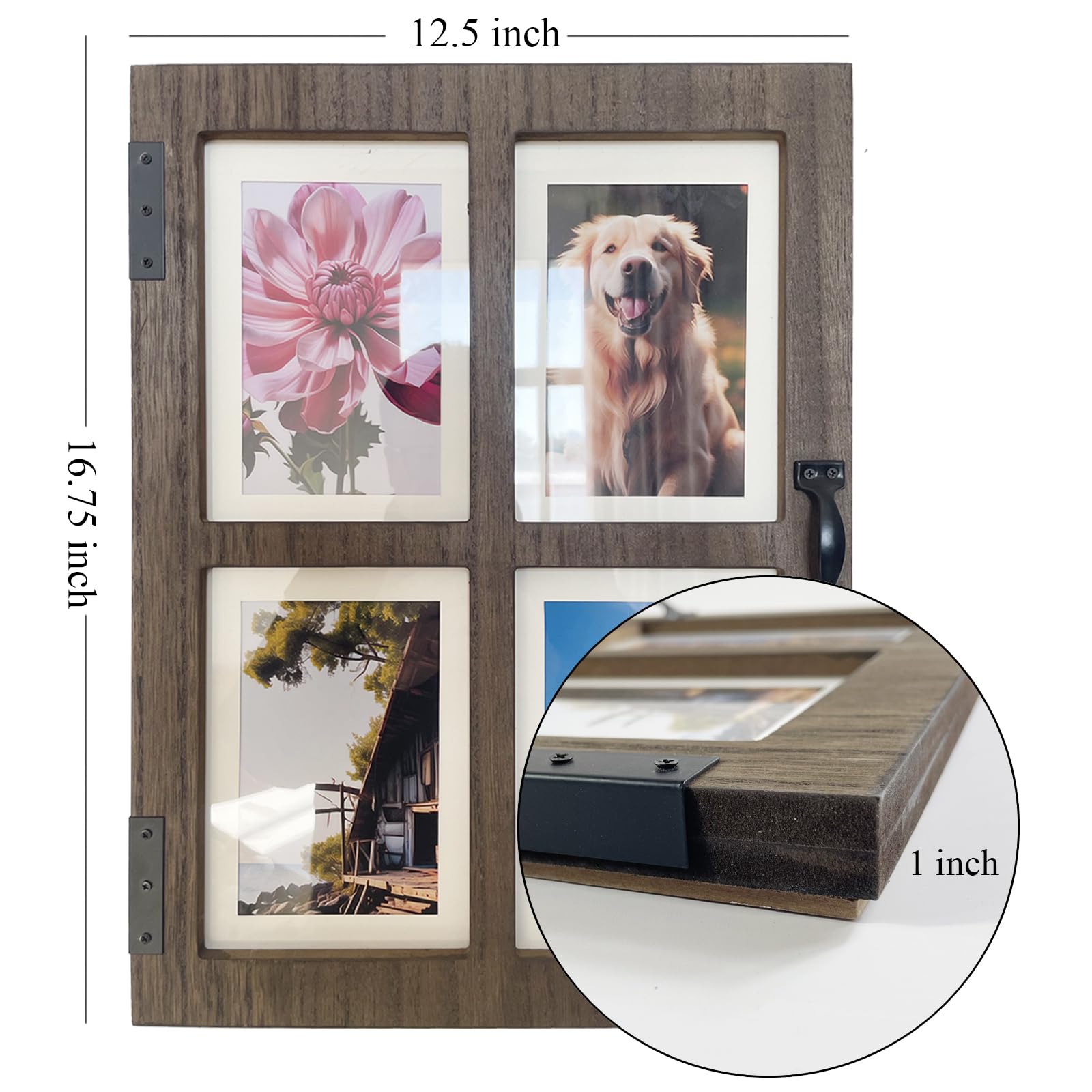 Snapklik.com : ABELOTS Window Collage Picture Frame For 4x6 And 5x7 ...