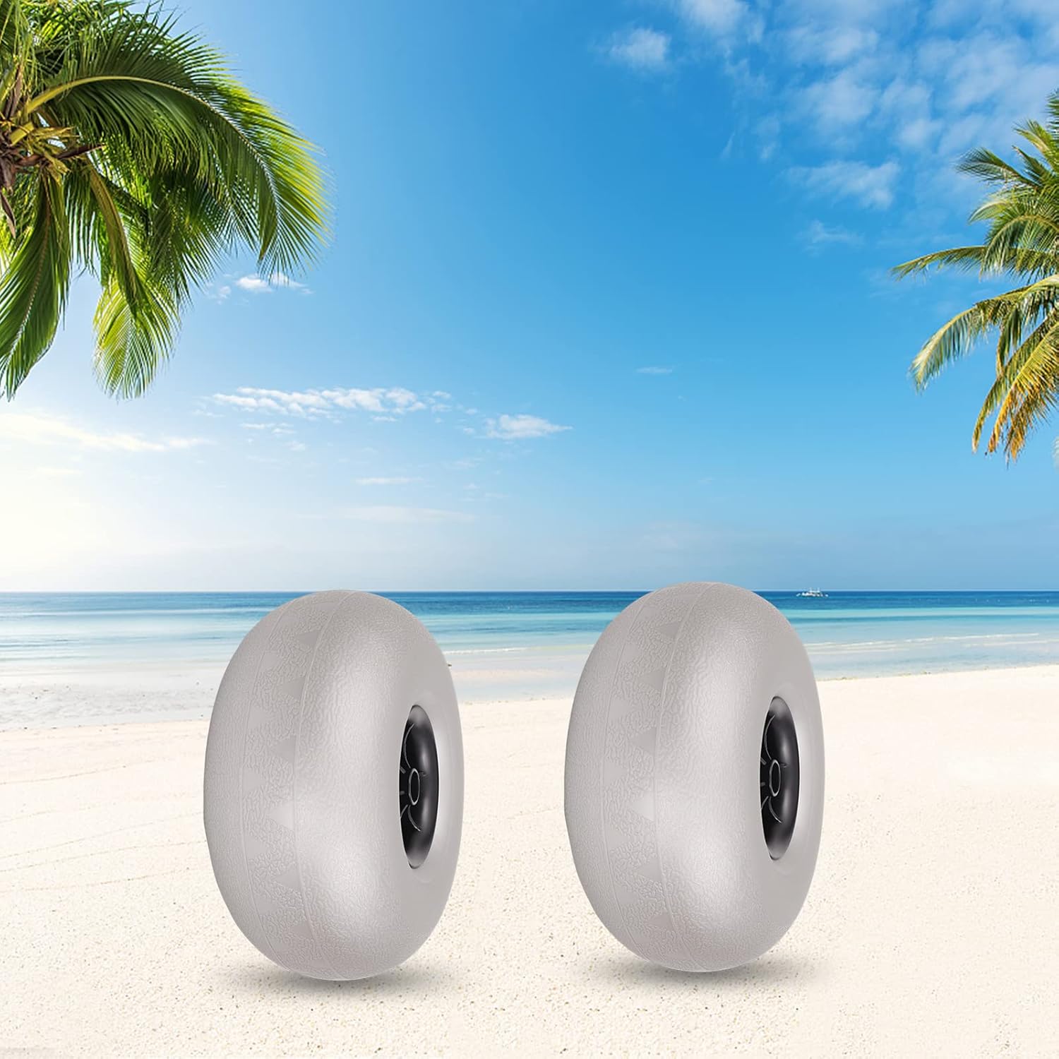 Amazon.com: KONKENIE 2pcs 10" Balloon Beach Wheels Replacement Beach ...