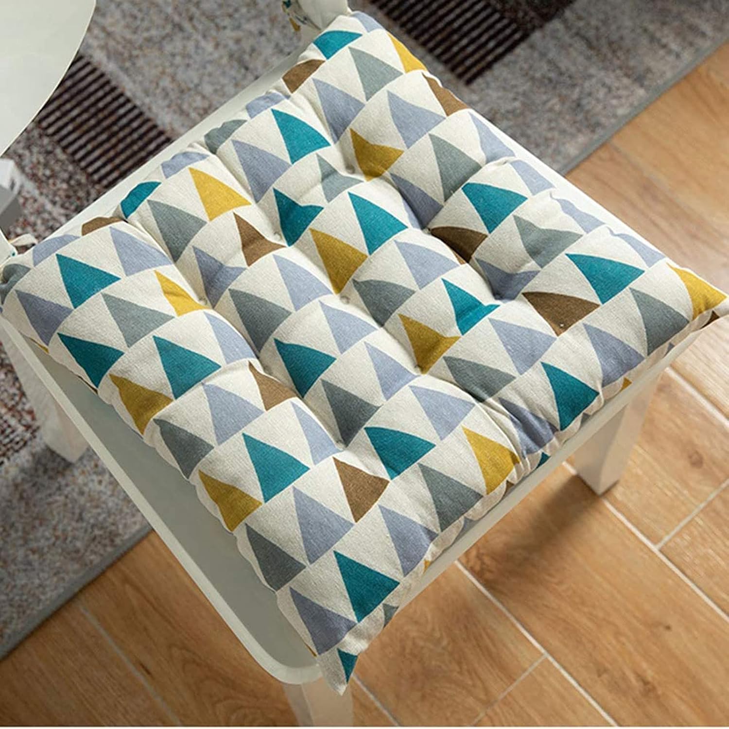 Amazon.com: MGEMJMJ Chair Pads，Square Chair Seats Pad,Chair Pads with ...