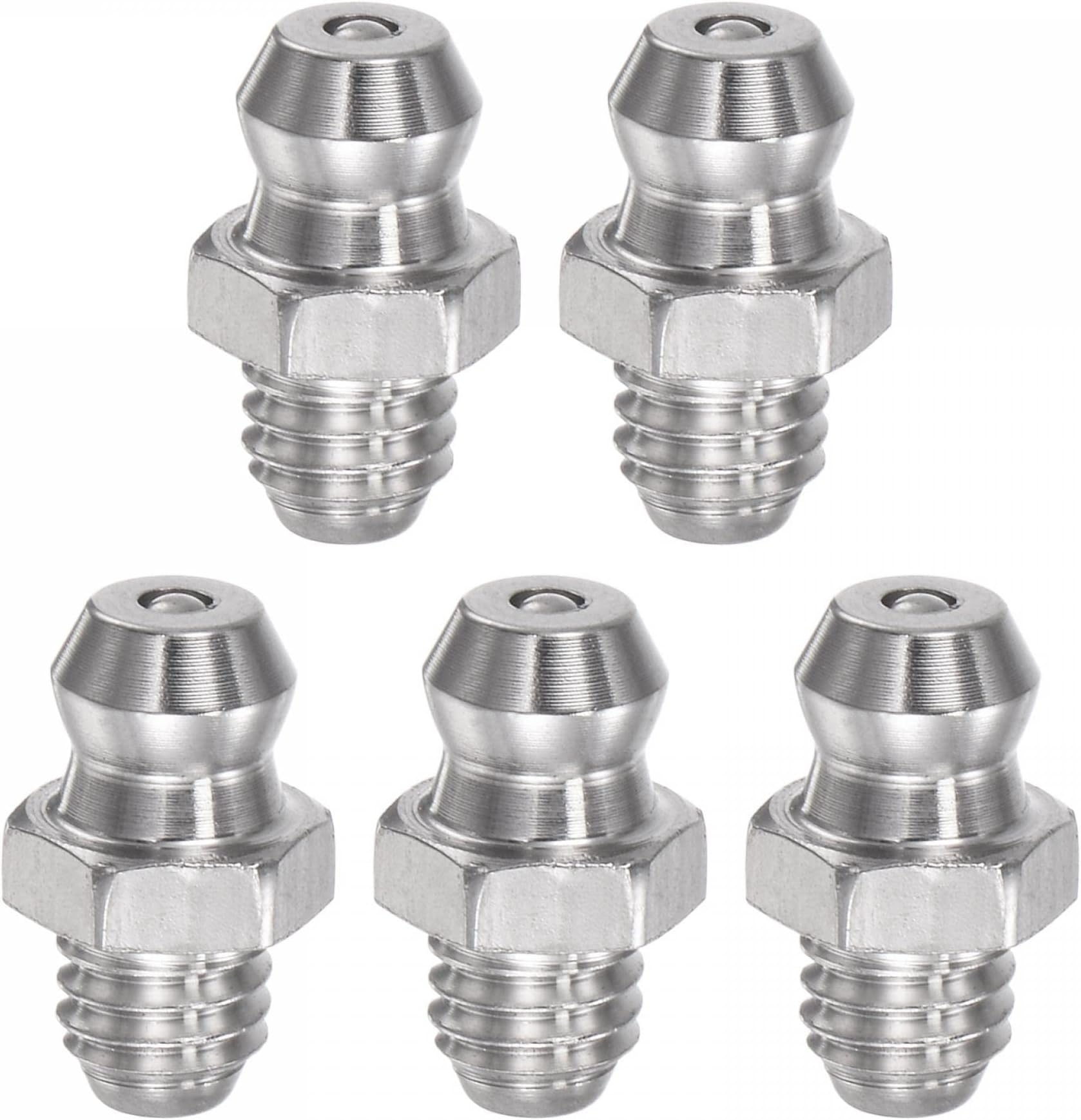 Amazon.com: uxcell 304 Stainless Steel Straight Grease Fitting 1/8 ...