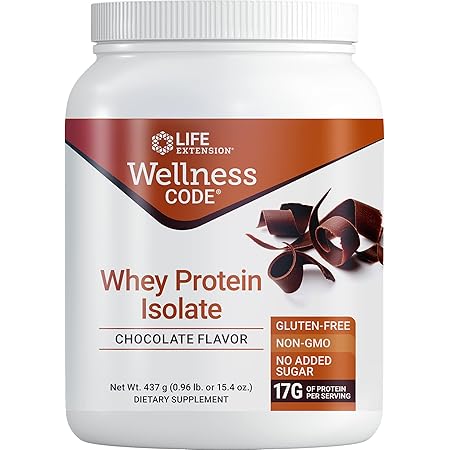 Amazon.com: Life Extension Wellness Code Whey Protein Isolate – Vanilla ...