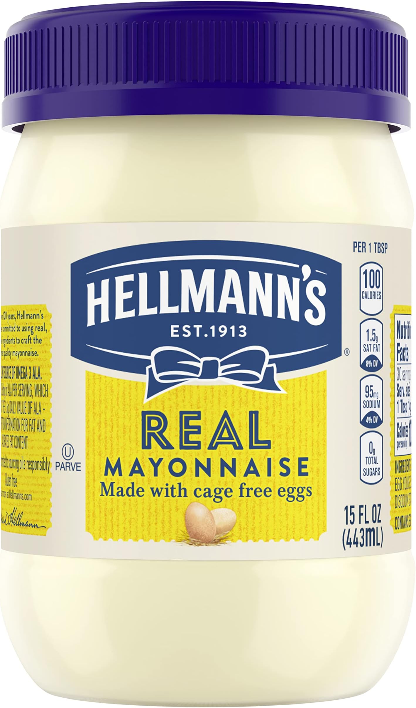Amazon.com: Hellmann's Real Mayonnaise Real Mayo For a Creamy Sandwich ...