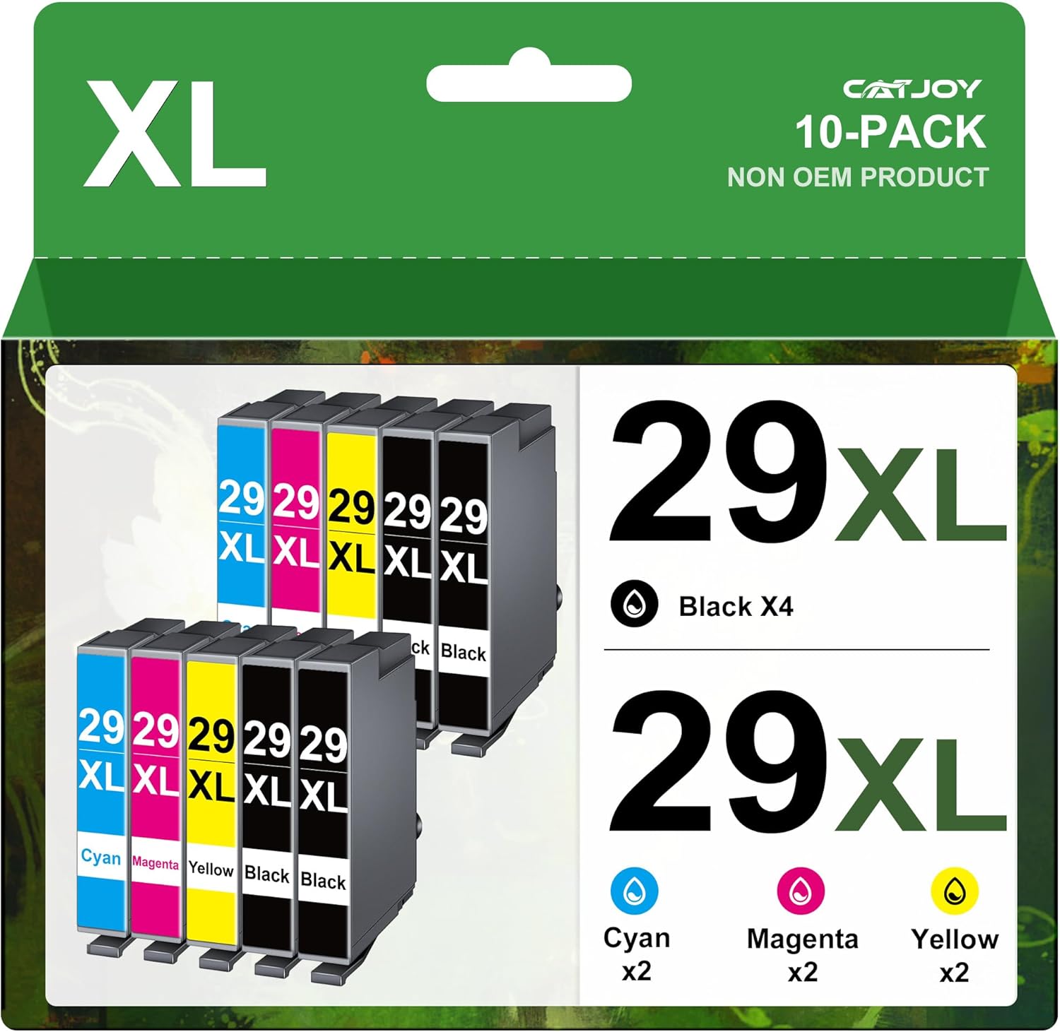 CATJOY 29XL Ink Cartridge Replacement for Epson 29 29 XL Ink Cartridge ...