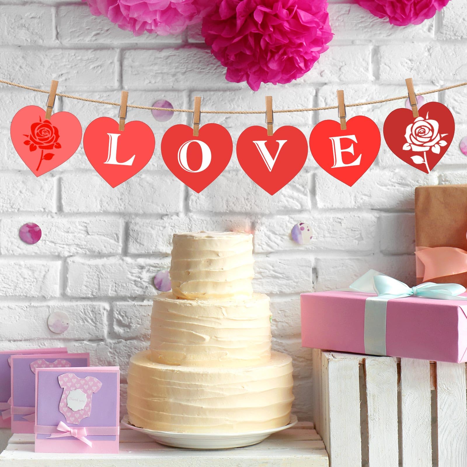 Snapklik.com : Tatuo 200 Pcs Heart Cutouts Paper 6 X 6 Inch Valentines ...