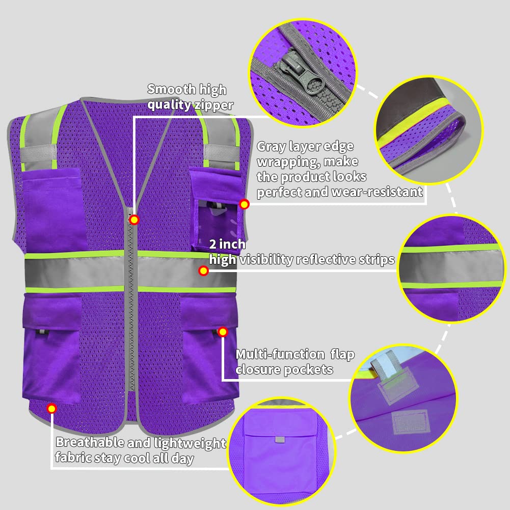 Snapklik.com : HYCOPROT High Visibility Mesh Safety Reflective Vest