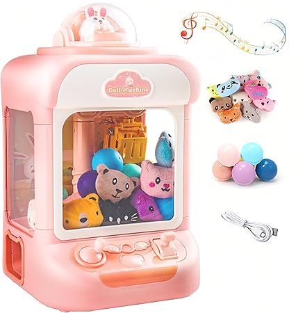 Amazon.com: Yuthsona Mini Claw Machine for Kids, USB Claw Machine ...