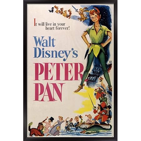 Amazon.com: Trends International 24X36 Disney Peter Pan - One Sheet ...